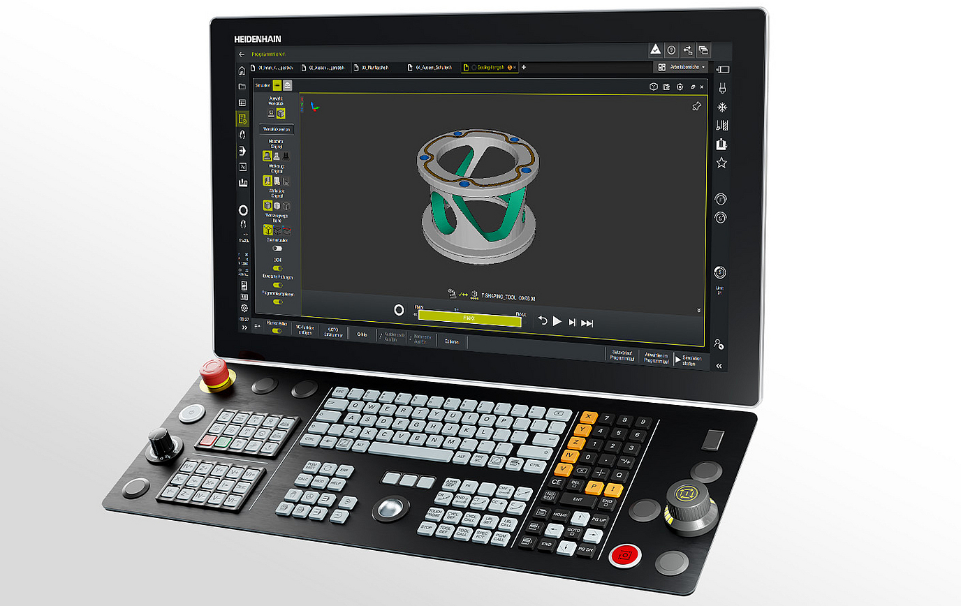 HEIDENHAIN virtual show: the future of CNC controls